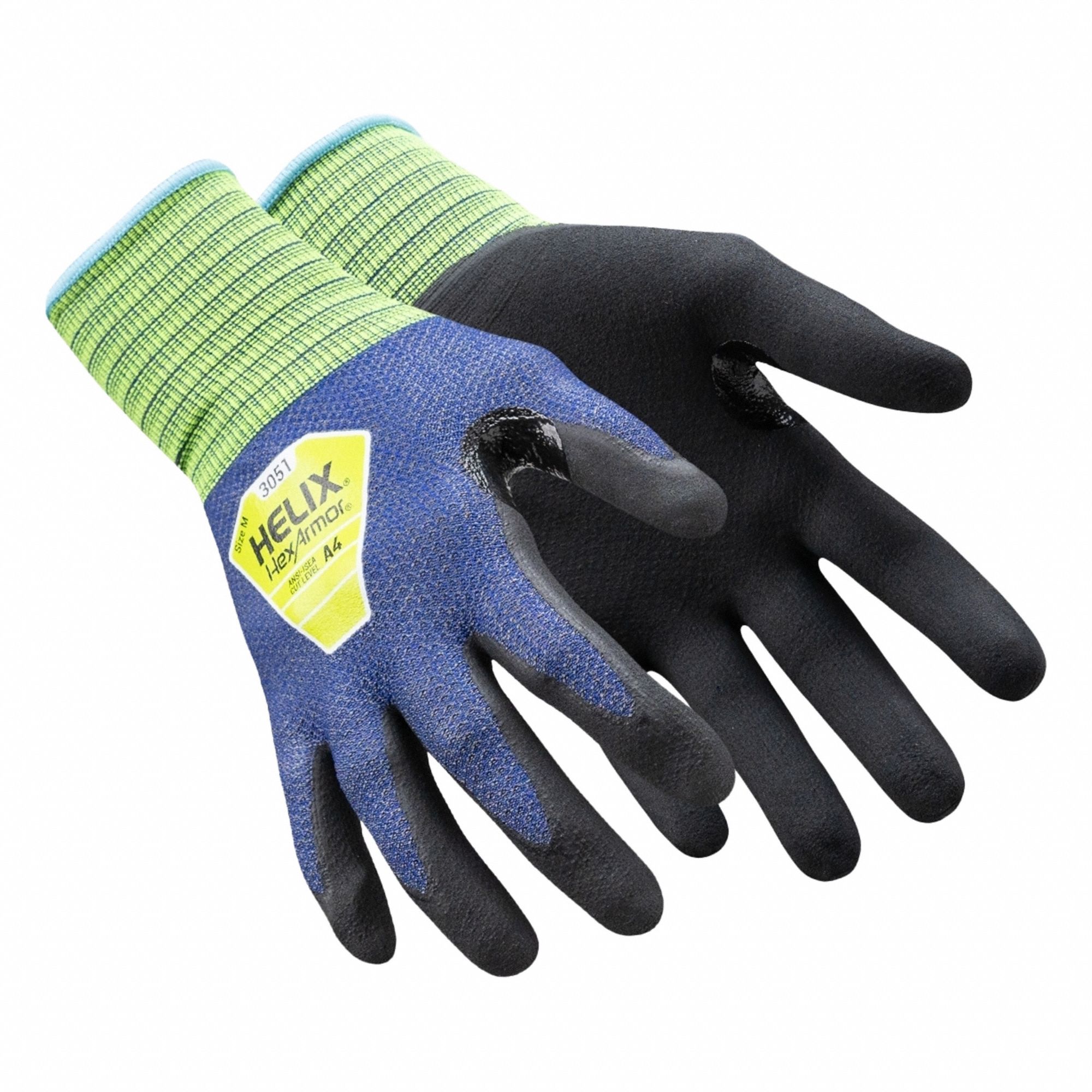 HEXARMOR, S ( 7 ), ANSI Cut Level A4, Knit Gloves - 855T78|3051-S (7) - Grainger