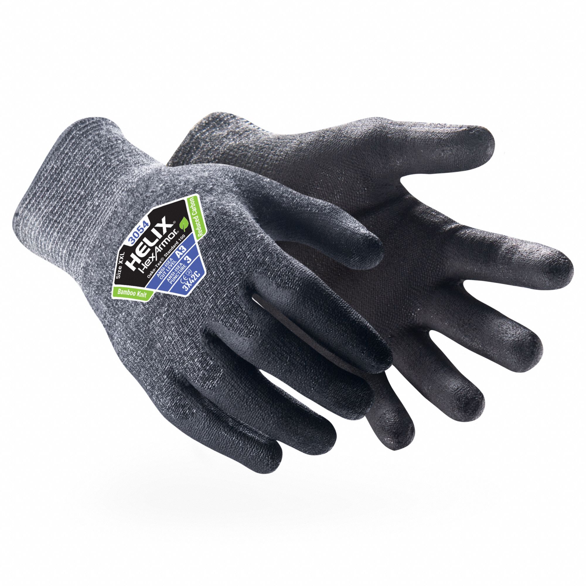 HEXARMOR, XS ( 6 ), ANSI Cut Level A3, Safety Gloves - 812L45|3054-XS (6) - Grainger