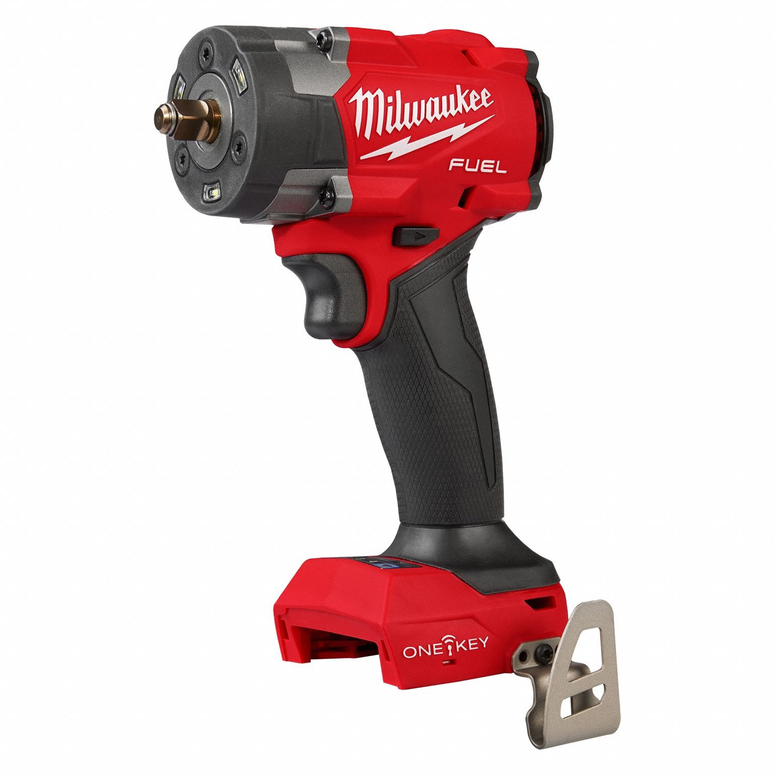MILWAUKEE, 3/8 in Drive Size, 220 ft-lb Fastening Torque, Impact Wrench ...