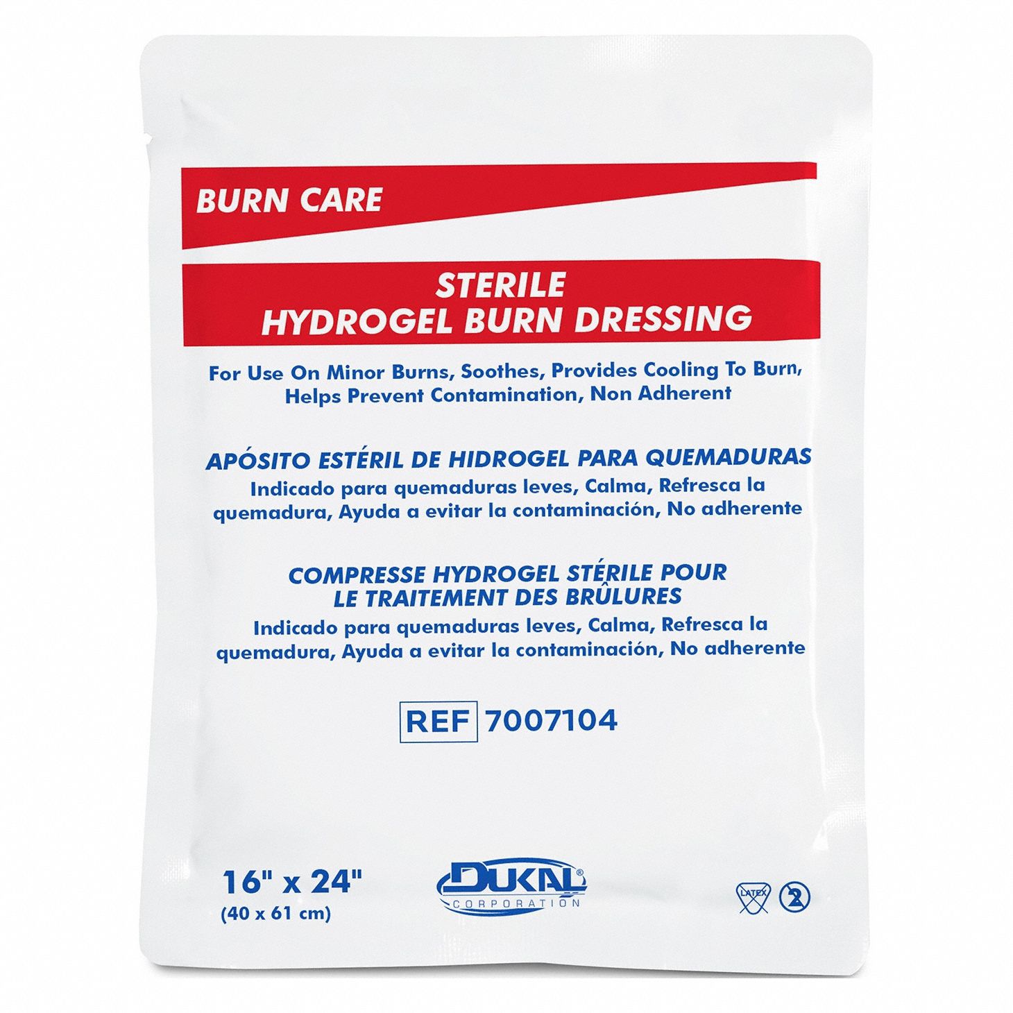 BURNAID, 24 in Dressing Lg, 16 in Dressing Wd, Burn Dressing - 36N032 ...