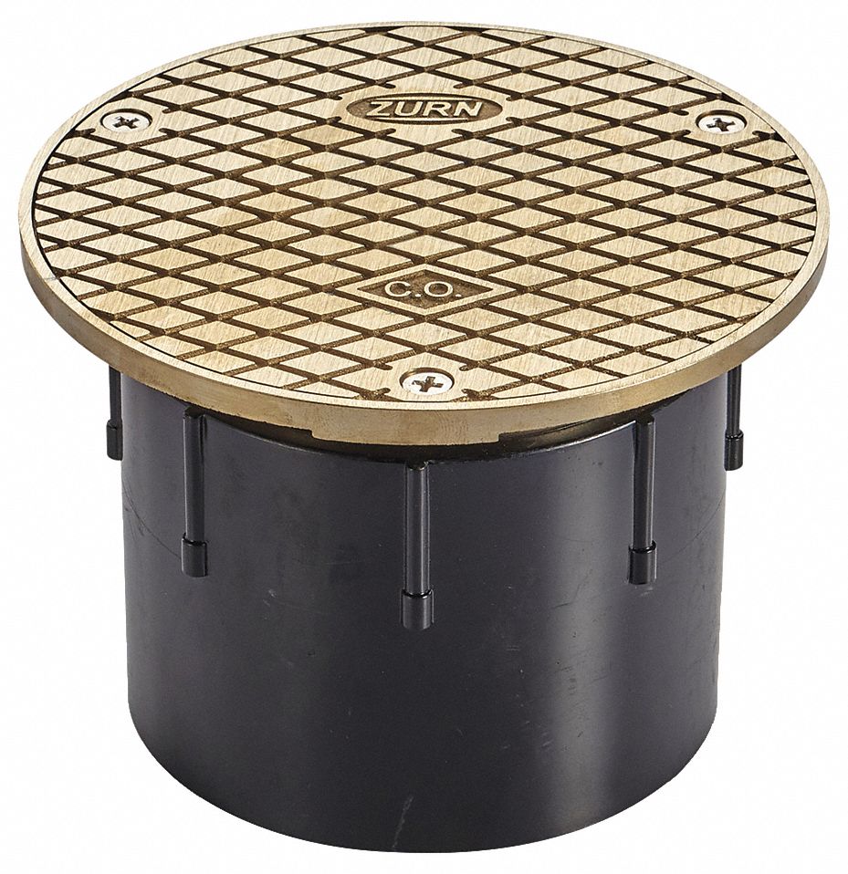 ZURN, Adjustable Cleanout,ABS,Nickel Top,2" - 306V58|CO2450-AB2 - Grainger