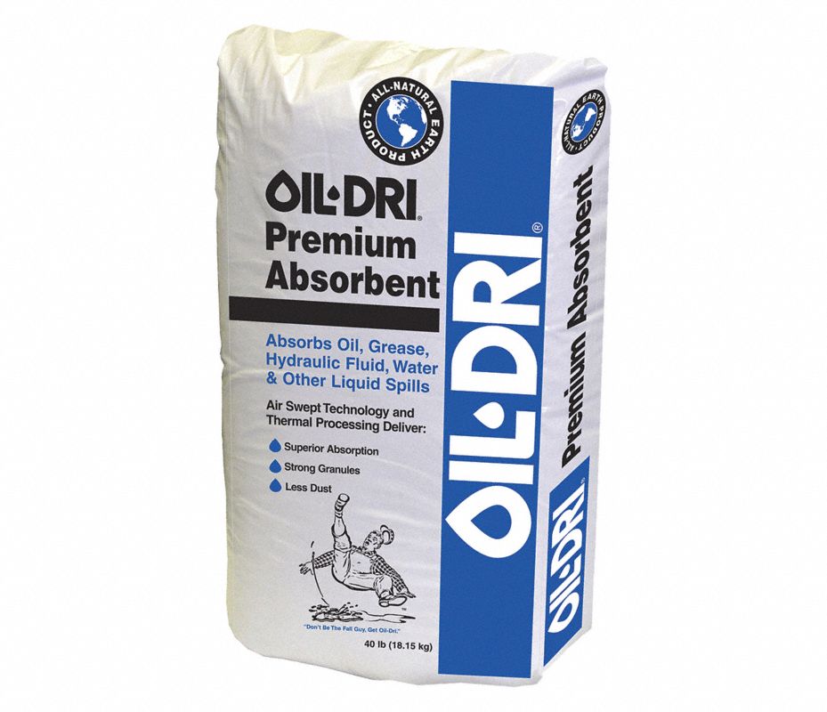 OIL-DRI Absorbente Universal Universal Bolsa 40 lb. - 4UB34 | I060 ...