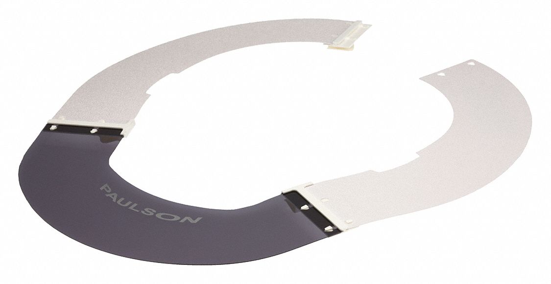 PAULSON, Sun Shield,Fits Bullard,Grey/White - 308P75|A-S5-B - Grainger