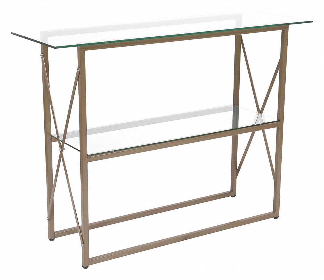FLASH FURNITURE, NAN-JH-1796ST-GG, Console Table,Glass - 308R78|NAN-JH ...