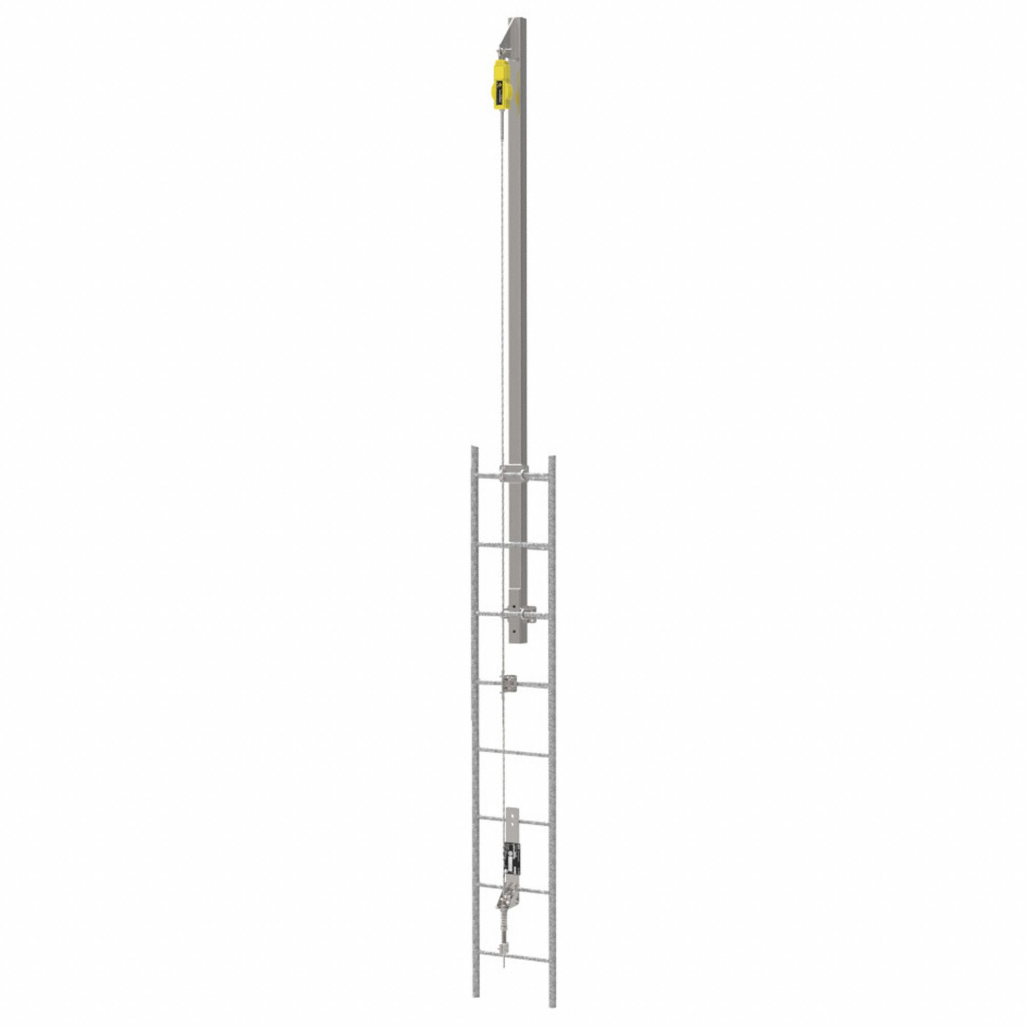 MSA, Trailing, Steel, Vertical Ladder Lifeline Kit - 800D27|30915-00 ...