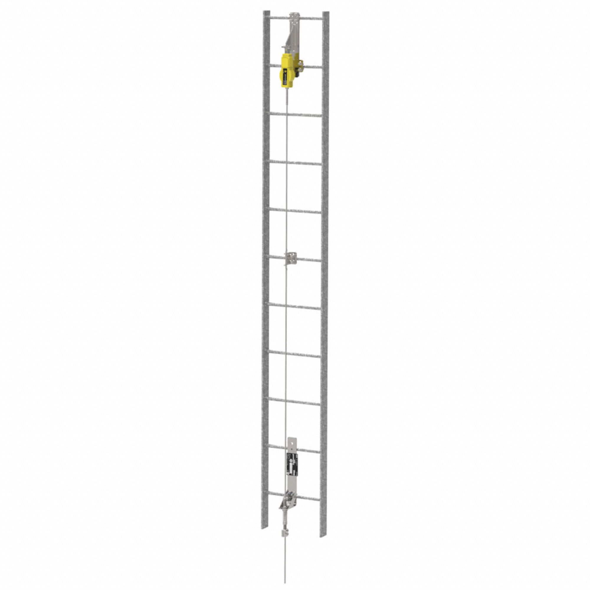MSA, Trailing, Steel, Vertical Ladder Lifeline Kit - 800D22|30925-00 ...