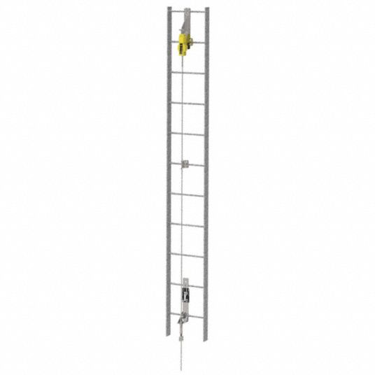 MSA, Trailing, Steel, Vertical Ladder Lifeline Kit - 800D22|30925-00 ...