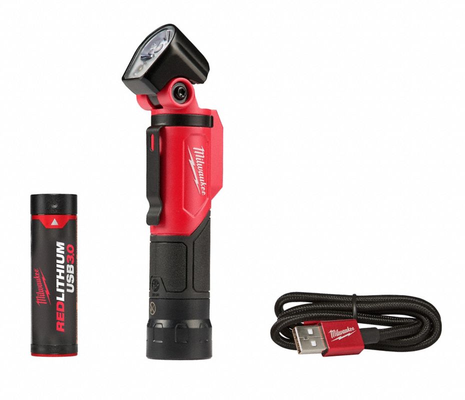 MILWAUKEE Linterna,Recargable,USB - Linternas de Manos Libres - 309CV2 ...