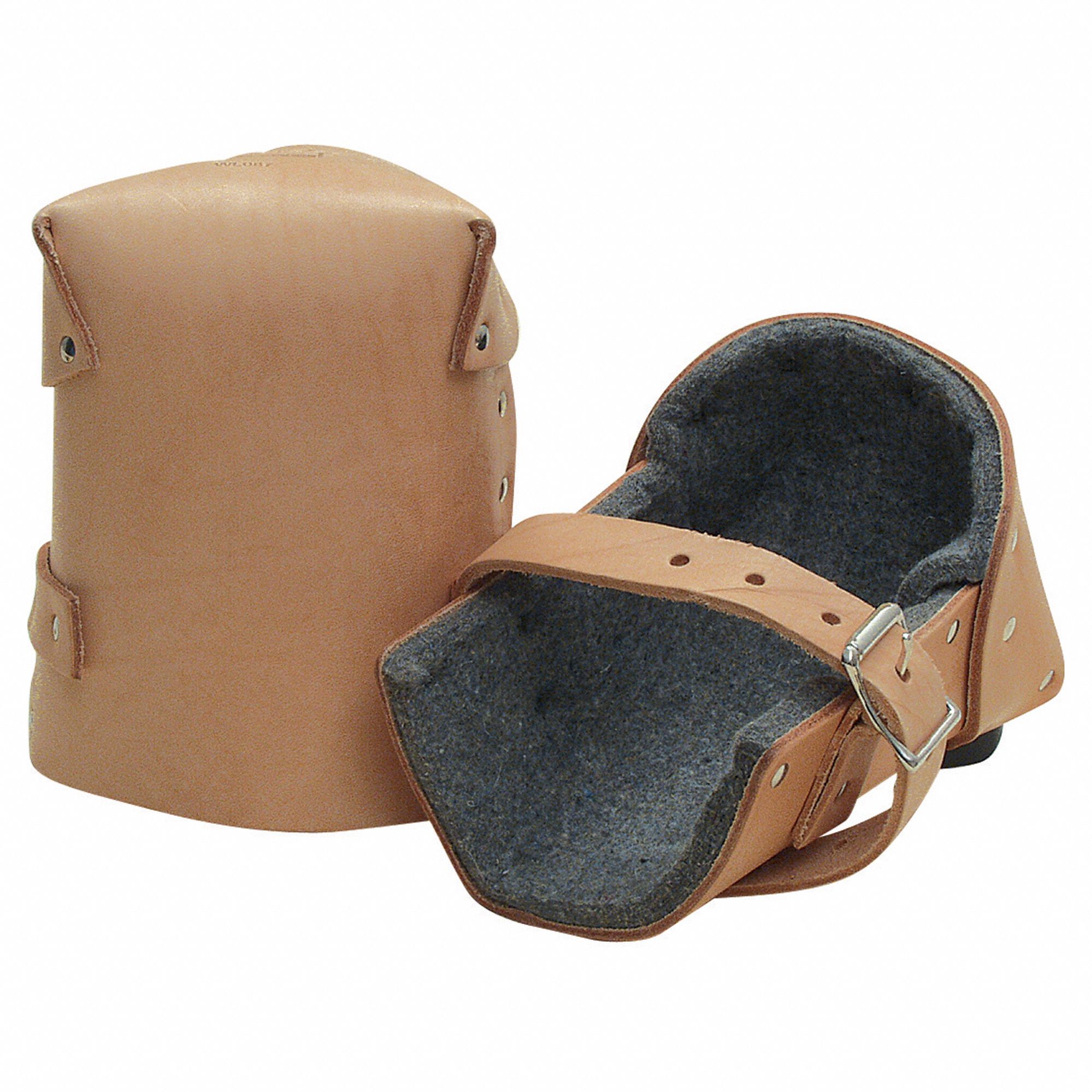 KRAFT TOOL, 1, PR, Thick Felt Leather Knee Pads,1" - 309YV5|WL088 ...