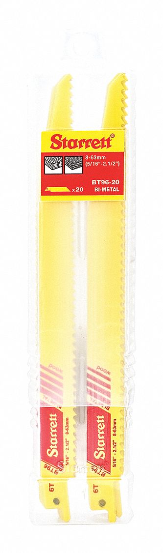 STARRETT LAMES SC. ALT. 20/BOITE - Lames de scie alternative avec et ...