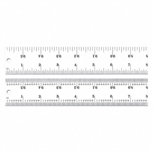 Ruler,Heavy Spring-Tempered Steel,96" L - Grainger