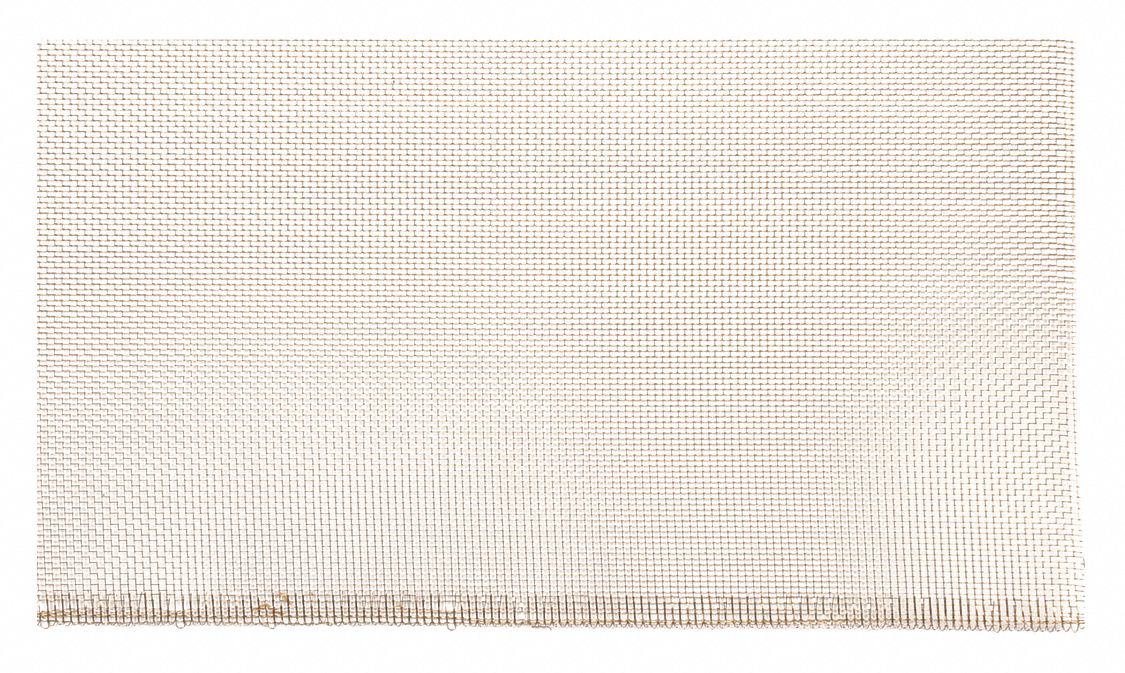 0.052 in Opening Size, 18 x 14 Mesh Size, Bronze Screen - 30AA90 ...