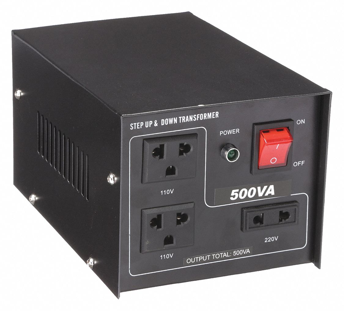 500 VA Power Rating, Single Phase, Step Up/Step Down Voltage Converter ...