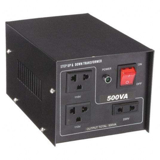 500 VA Power Rating, Single Phase, Step Up/Step Down Voltage Converter ...