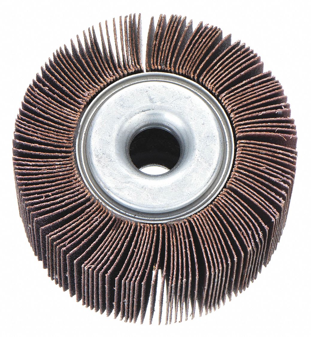 MERIT, 3 1/2 in Dia x 2 in W, 5/8 in Arbor, Flap Wheel - 30C794 ...