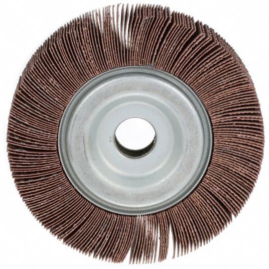 MERIT, 4 in Dia x 1 in W, 5/8 in Arbor, Flap Wheel - 30C796|08834122038 ...