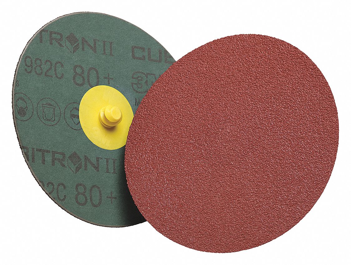 3M CUBITRON II, TR, 3", Quick-Change Sanding Disc - 30CN77|60410011757 ...