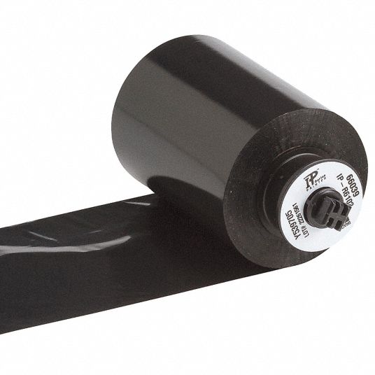 3 1/4 in x 984 ft, Black, Label Printer Ribbon - 30CZ85|IP-R6102 - Grainger