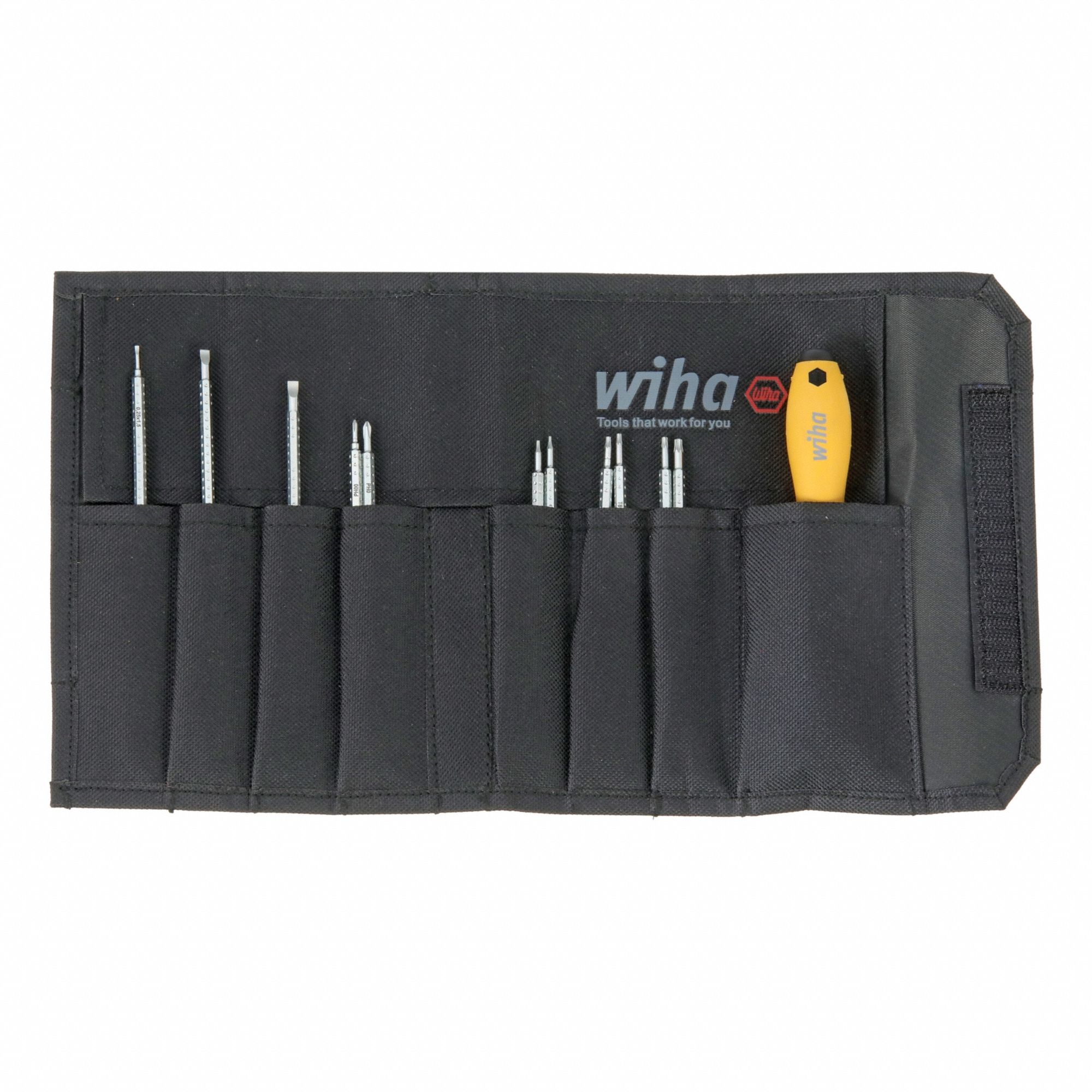 WIHA, Drive-Loc, 11 - 20 Tips, Multi-Bit Screwdriver - 30D454|26985 ...