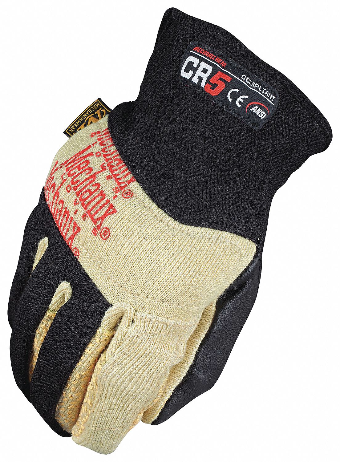 Cut Resistant Gloves, L, 5 ANSI/ISEA Cut Level, Palm and Fingers, 1 PR ...