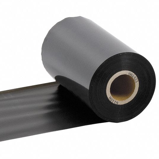 4 5/16 in x 984 ft, Black, Label Printer Ribbon - 30DA46|356126 - Grainger