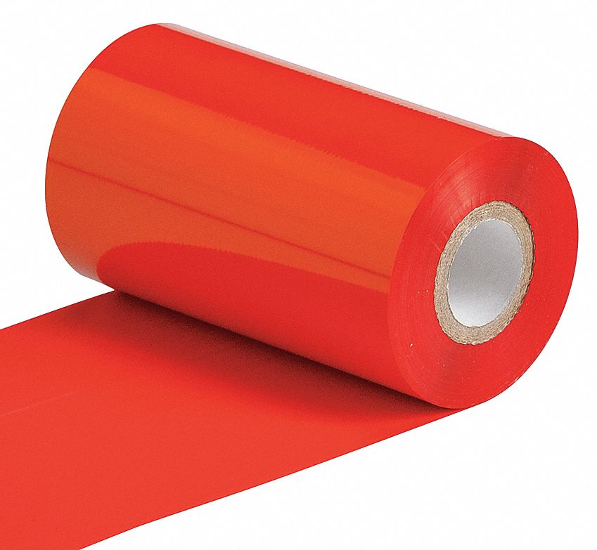 4 5/16 in x 984 ft, Red, Single-Color Printer Ribbon - 30DA55|R4407-RD ...