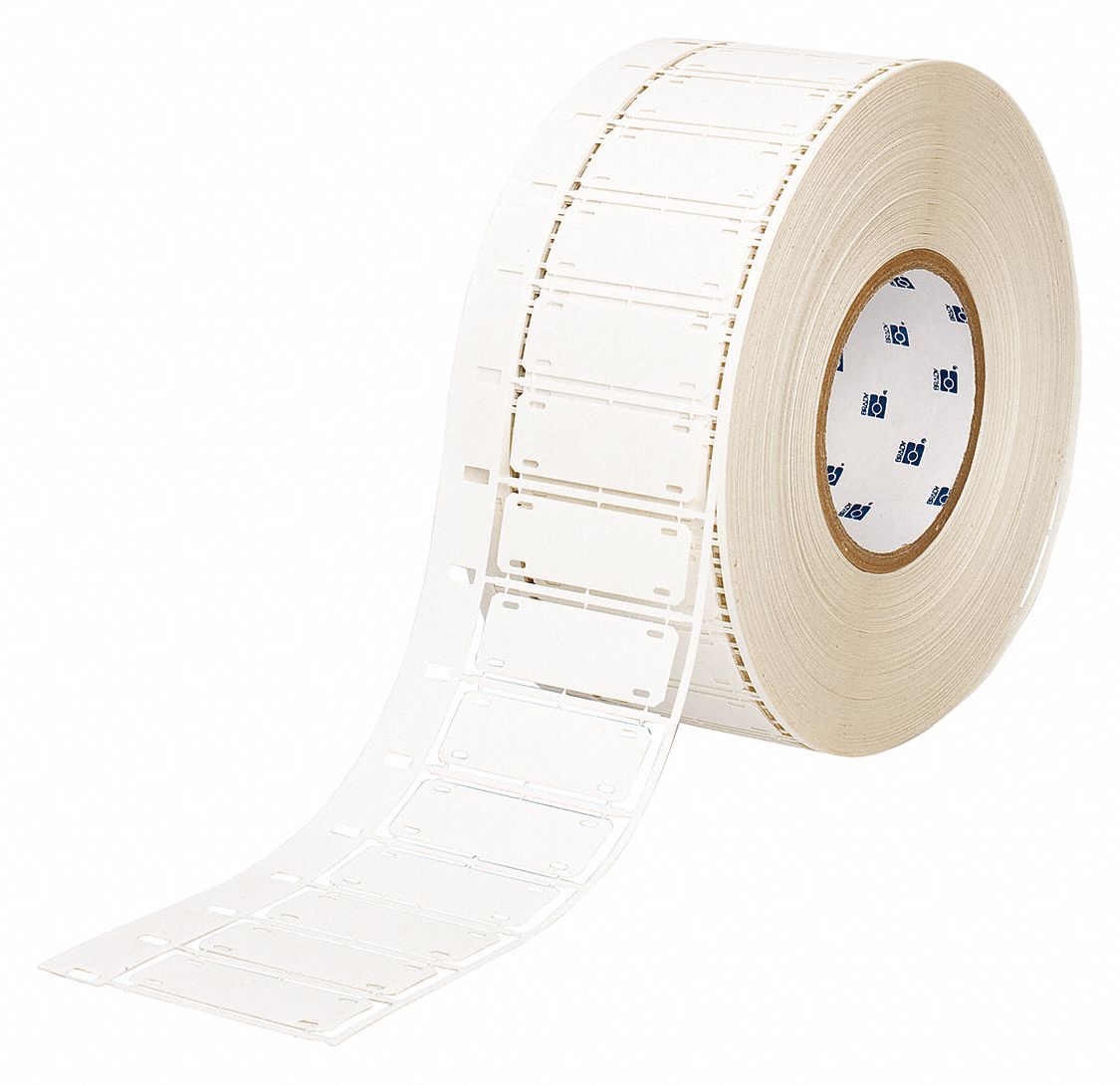 13/32 in x 2 3/16 in, White, Precut Label Roll - 30DD30|HSNX-400-2-WT ...