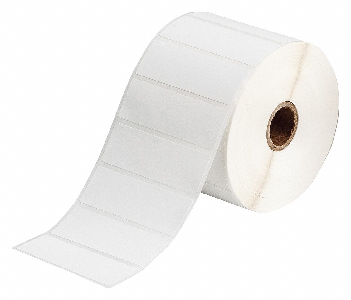 1 in x 3 in, Halogen Free Polypropylene, Precut Label Roll - 30DV38|THT ...