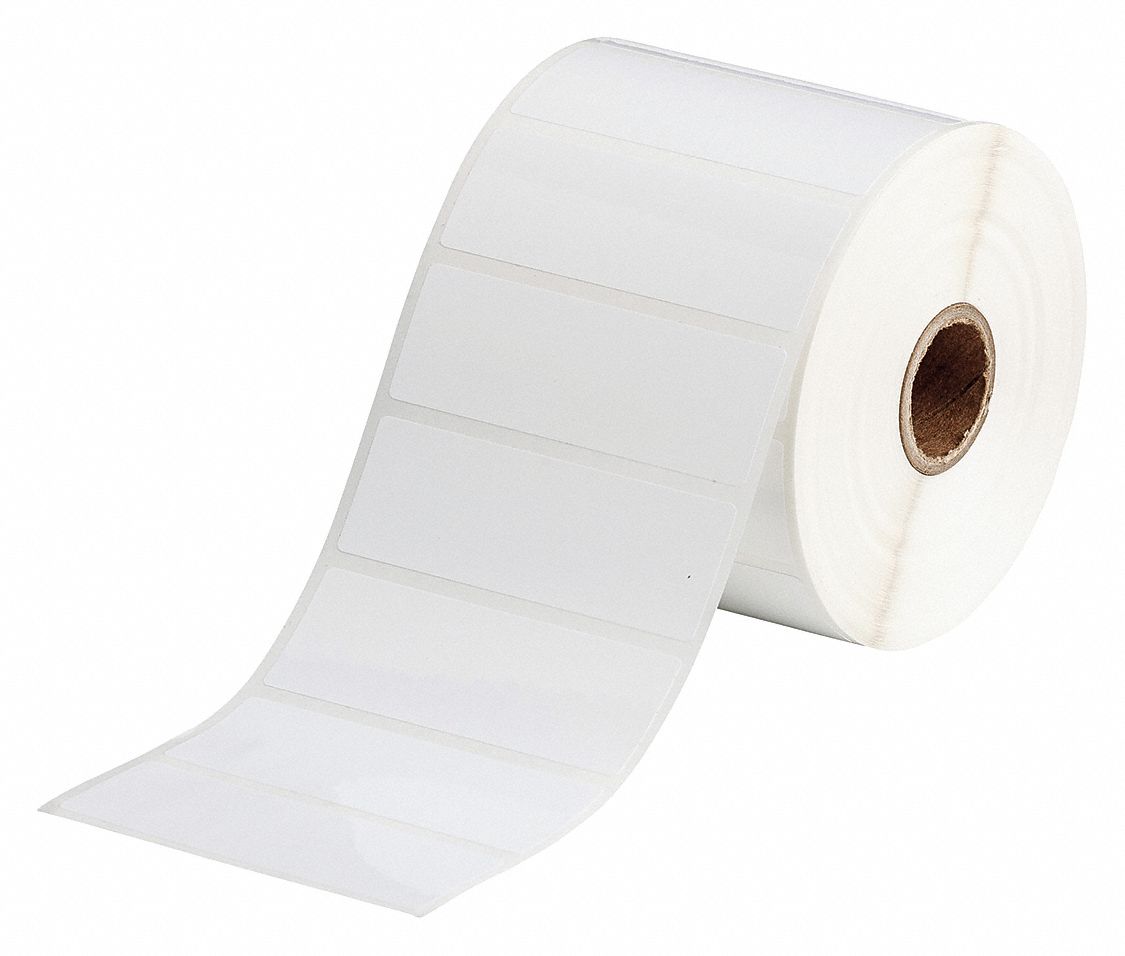 1 in x 3 in, Halogen Free Polyester, Precut Label Roll - 30DV66|THT-18 ...