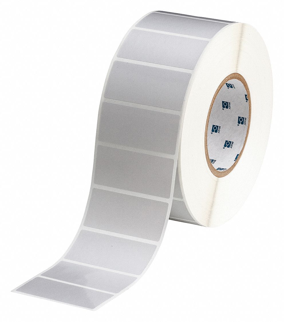1 1/4 in x 2 3/4 in, Polyester, Precut Label Roll - 30DX71|THT-7-480-3 ...