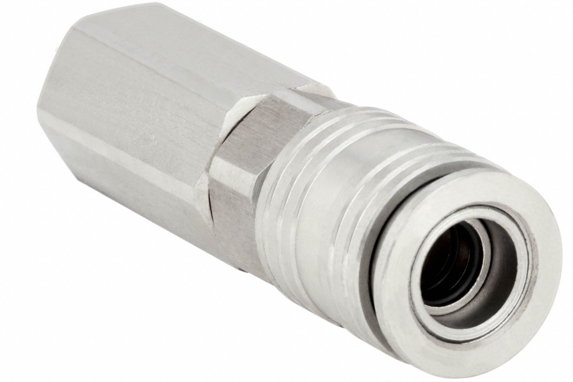 SPEEDAIRE Quick Connect Hose Coupling, Universal, 304 Stainless Steel ...