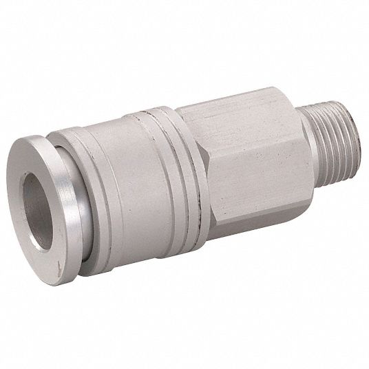 SPEEDAIRE Quick Connect Hose Coupling, Industrial, Aluminum, Socket ...