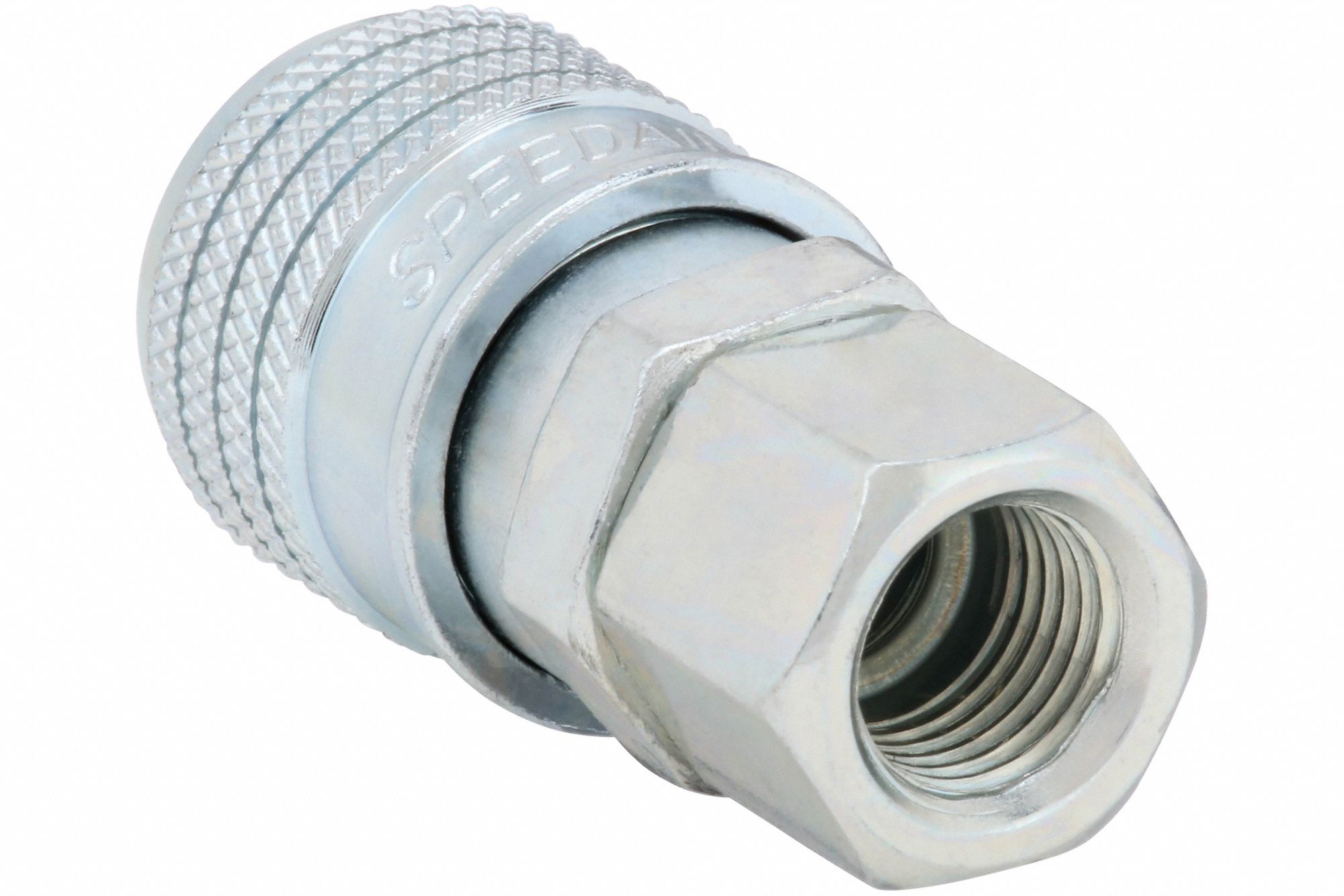 SPEEDAIRE Quick Connect Hose Coupling, Industrial, Steel, Socket ...
