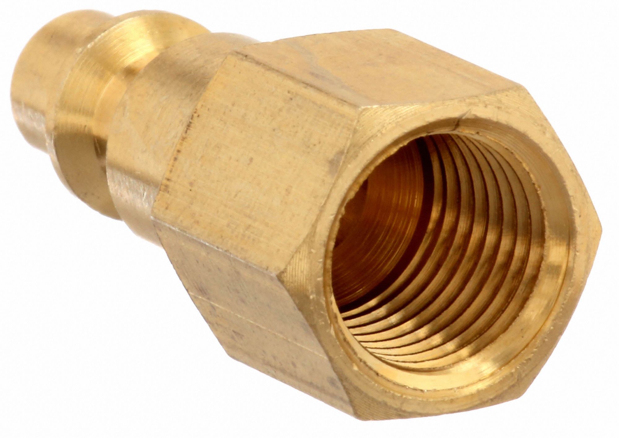 SPEEDAIRE Quick Connect Hose Coupling: 1/4 in Body Size, 1/4 in Hose ...