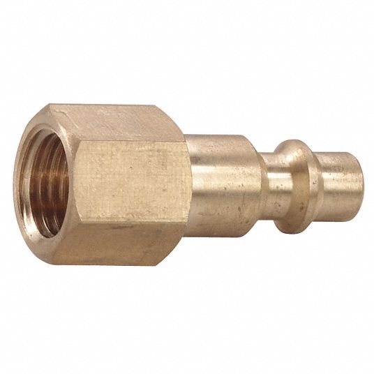 SPEEDAIRE Quick Connect Hose Coupling: 1/4 in Body Size, 1/4 in Hose ...