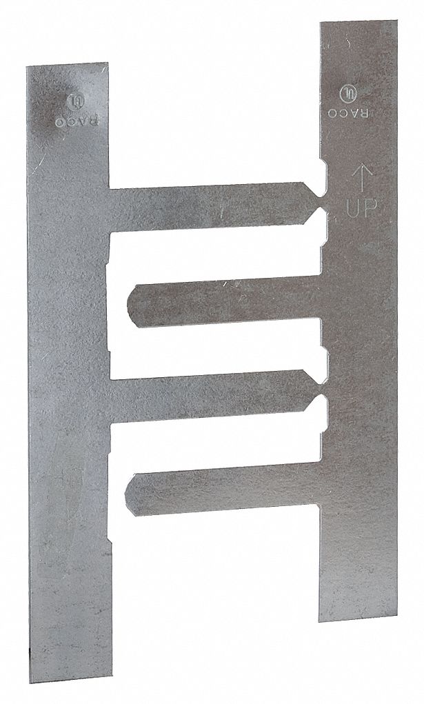 RACO Switch Box Support: Galvanized Steel, Silver, Boxes with Plaster ...