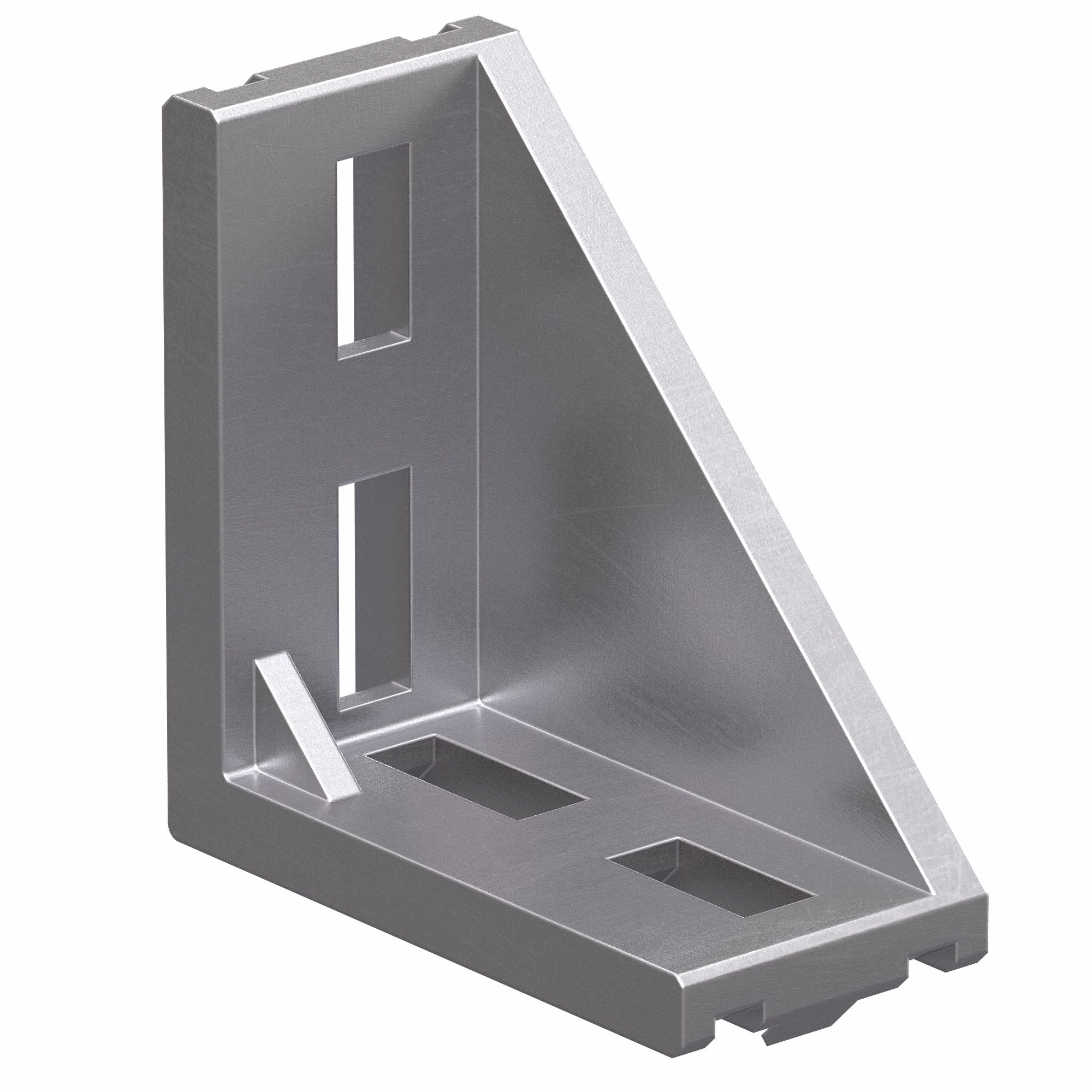 Inside-Corner Bracket with Single Support, 76 mm x 38 mm x 76 mm ...