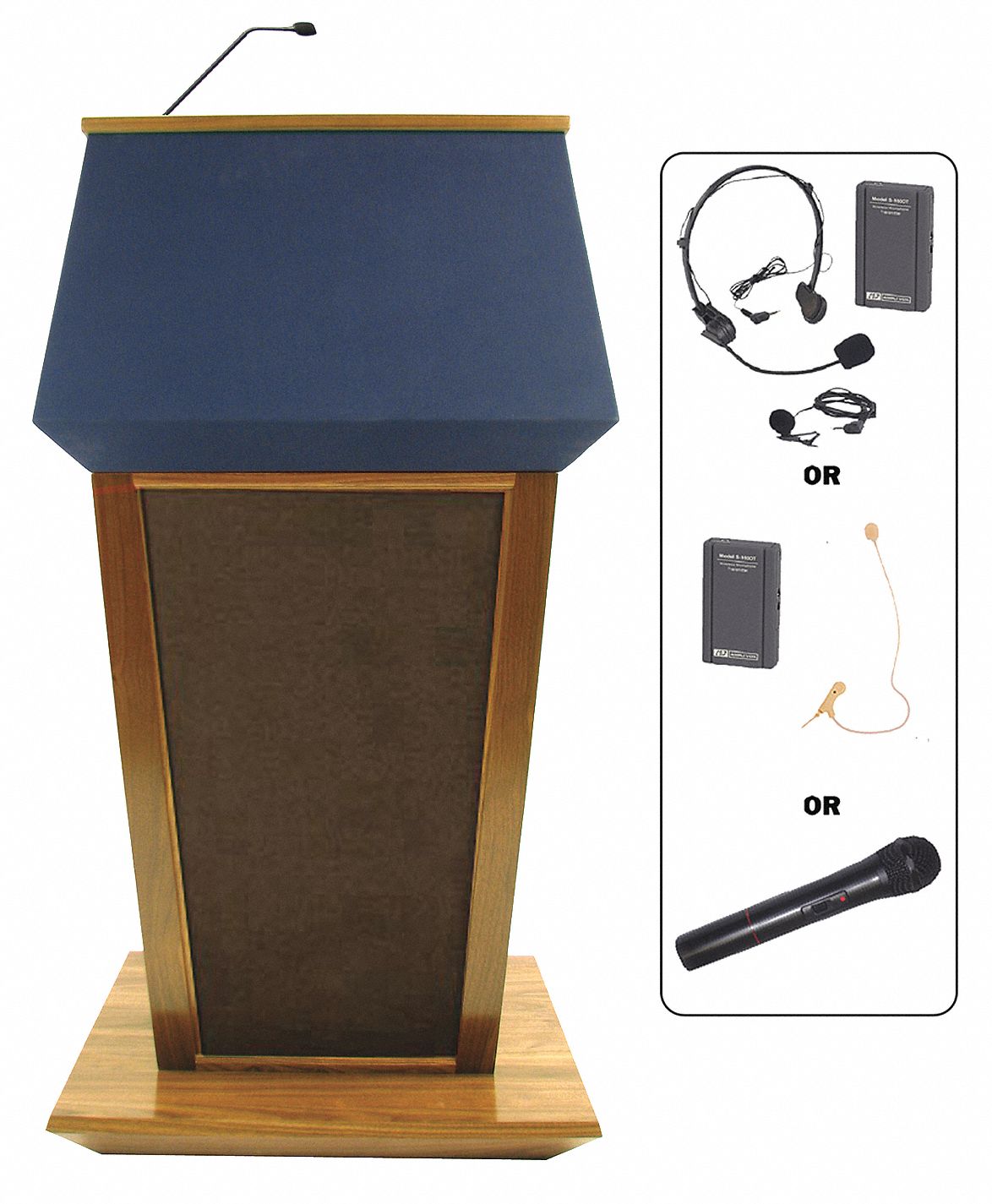 AMPLIVOX SOUND SYSTEMS, Sound System, Floor, Lectern - 30F251|SW3040-OK ...