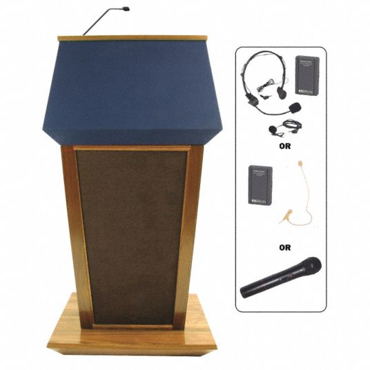 AMPLIVOX SOUND SYSTEMS, Sound System, Floor, Lectern - 30F251|SW3040-OK ...