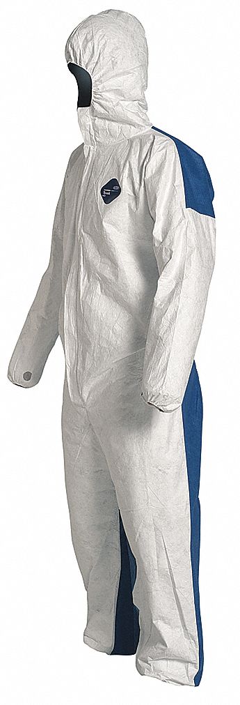 Hooded Disposable Coveralls, PK 25 - Grainger