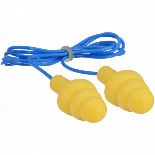 3M, Flanged, 25 dB NRR, Ear Plugs - 30FX21|340-4014 - Grainger