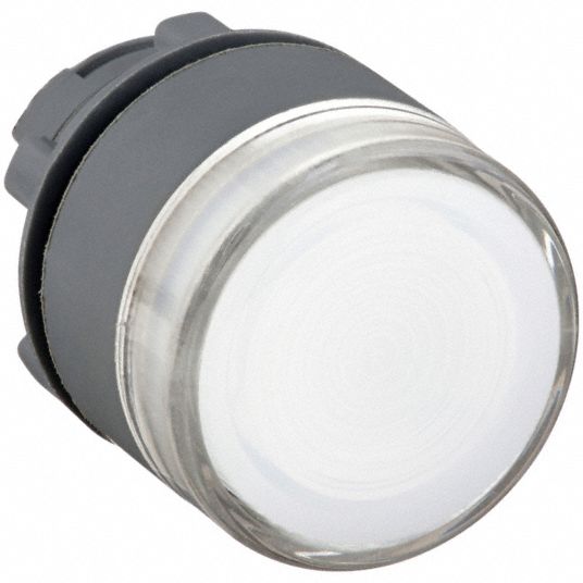 DAYTON, 22 mm Mounting Size, Non-Metallic, Flush Push Button - 30G123 ...