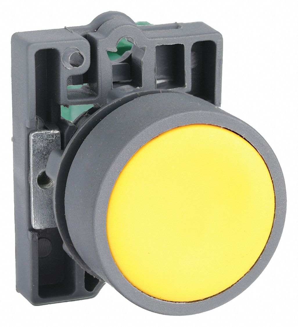 DAYTON, Flush Profile, Non-Metallic, Flush Push Button Operator ...