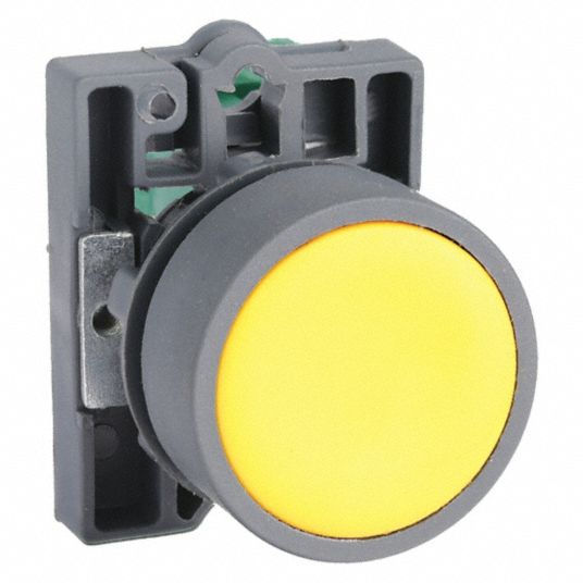 DAYTON, Flush Profile, Non-Metallic, Flush Push Button Operator ...