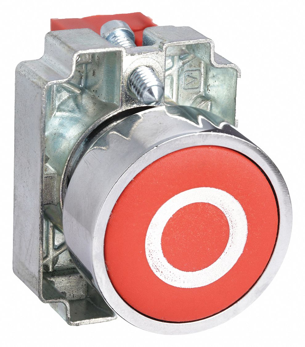 DAYTON, Flush Profile, Metallic, Flush Push Button Operator - 30G241 ...