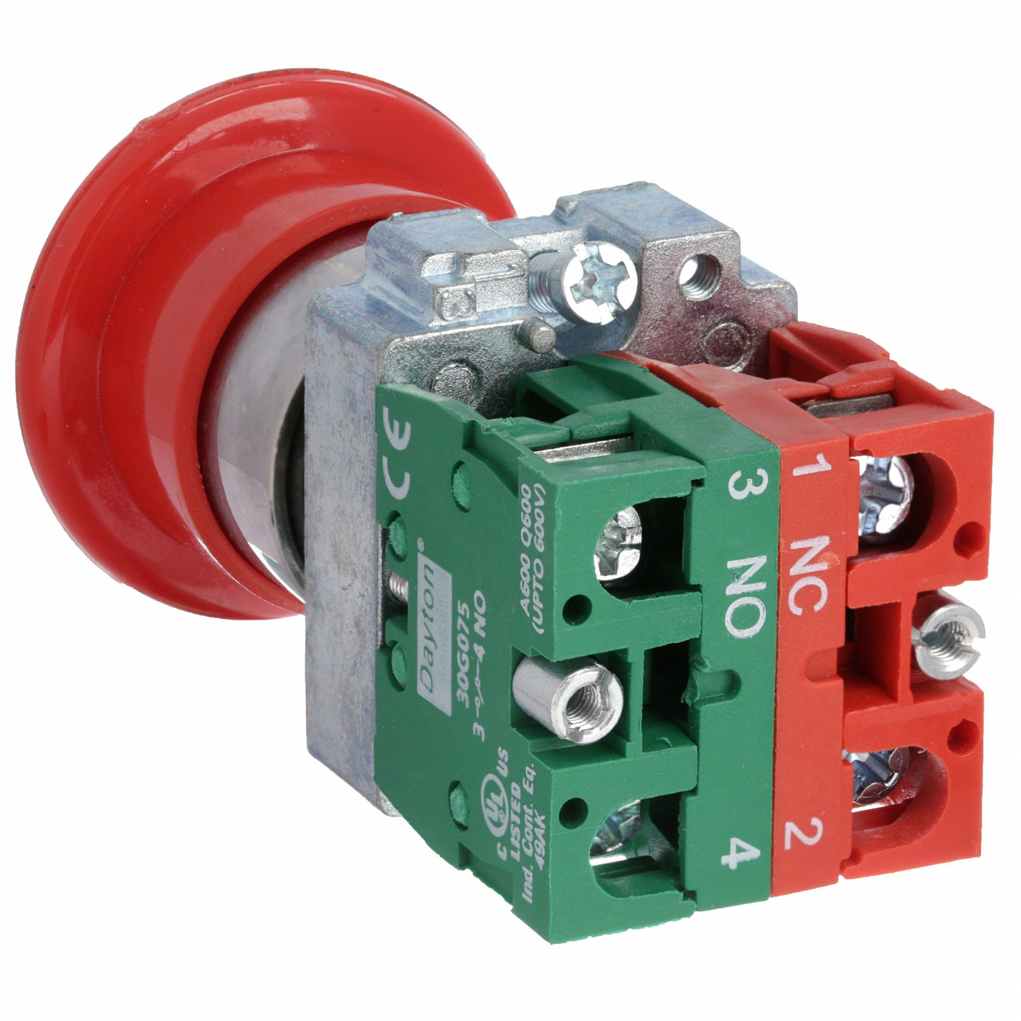 DAYTON Emergency Stop Push Button: 22 mm Size, Push / Pull - Trigger ...