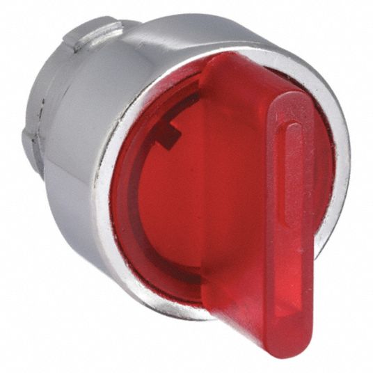 DAYTON, 22 mm Panel Mount Size, 2 Positions, Long-Handled Selector ...