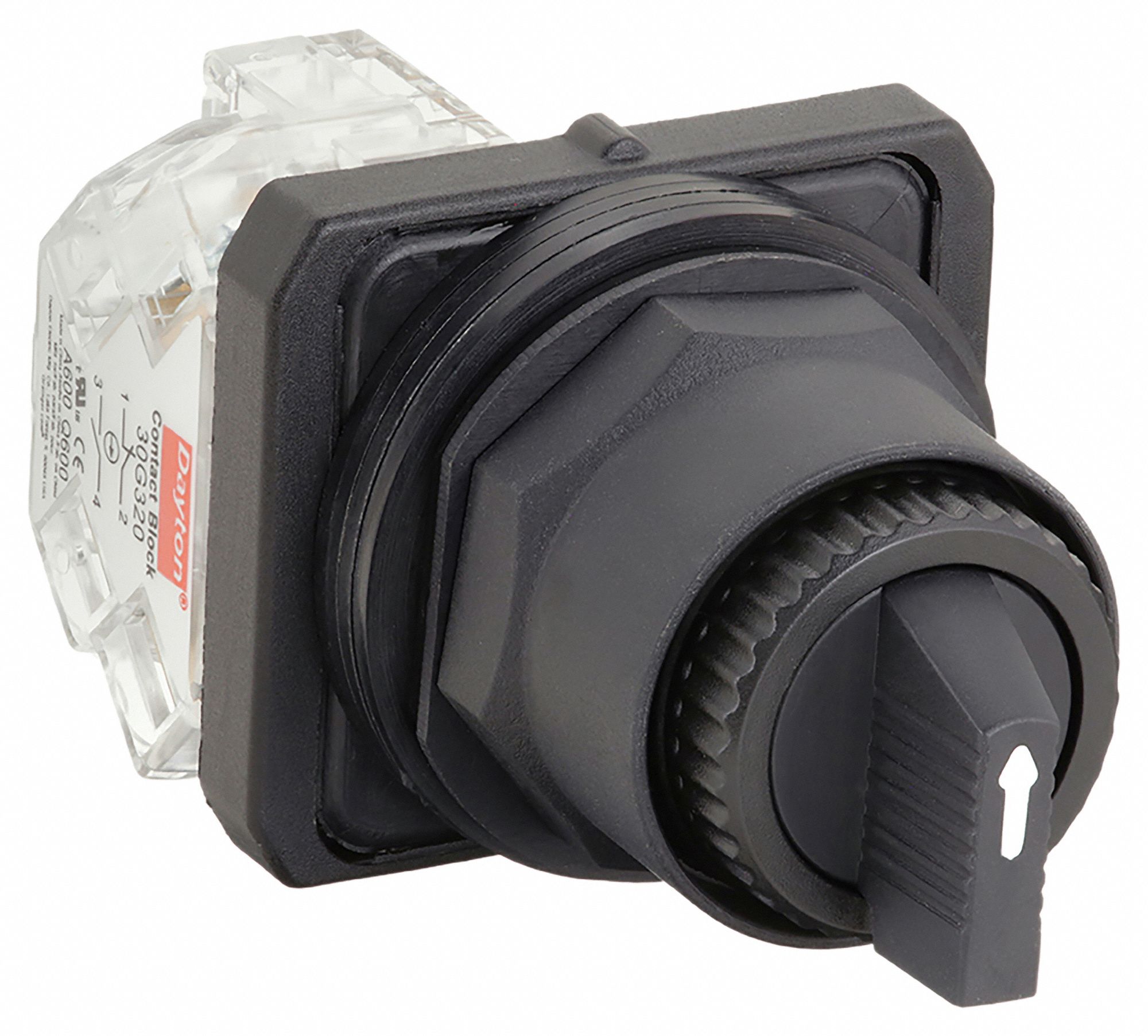 DAYTON, 30 mm Panel Mounting Size, 3 Positions, Selector Switch ...