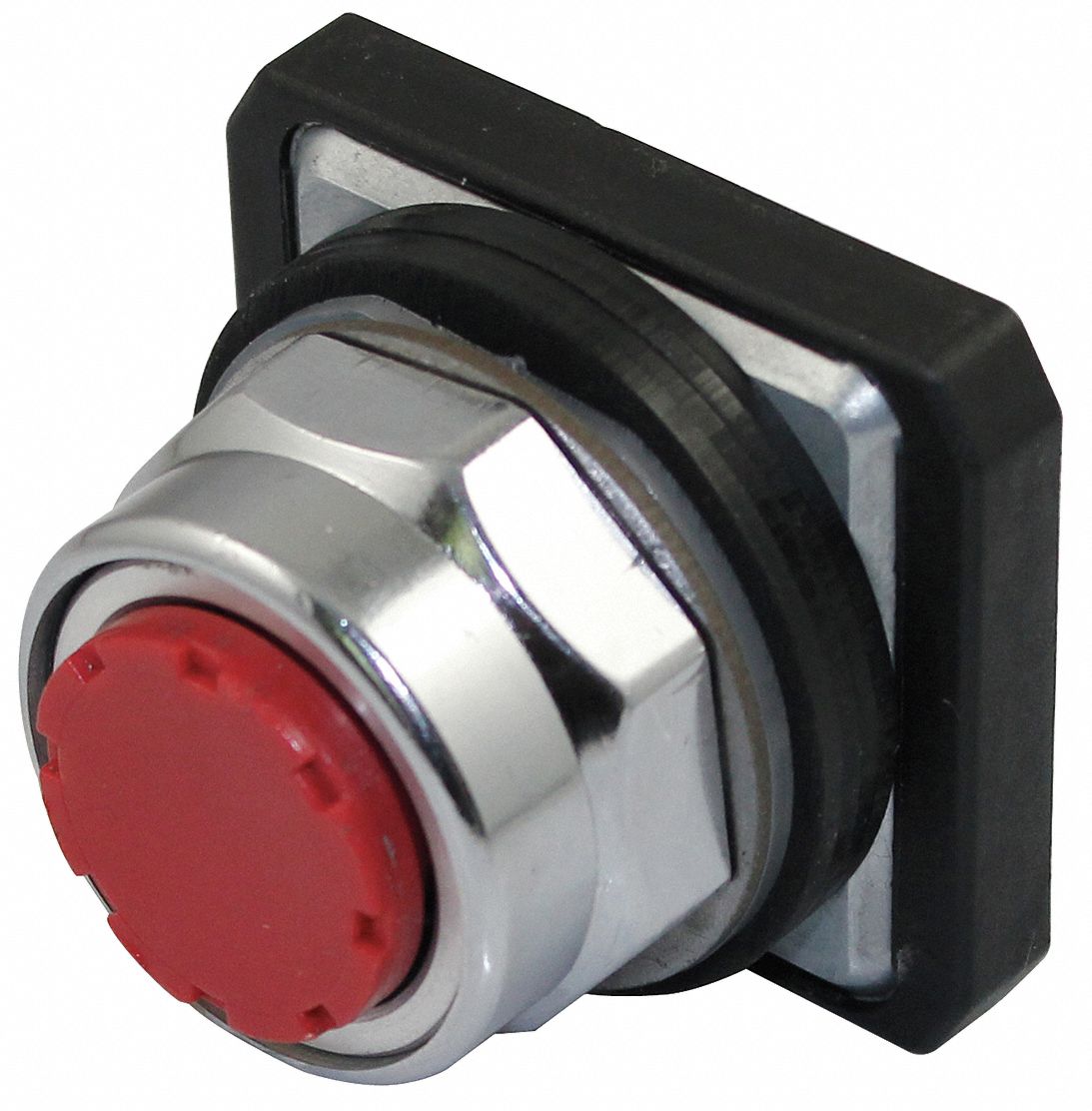 DAYTON Push Button Operator, Metal, Momentary Push, Red, 13, 4 NEMA ...