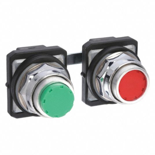 DAYTON, 2 Buttons, 30 mm, Pendant Push Button - 30G346|30G346 - Grainger